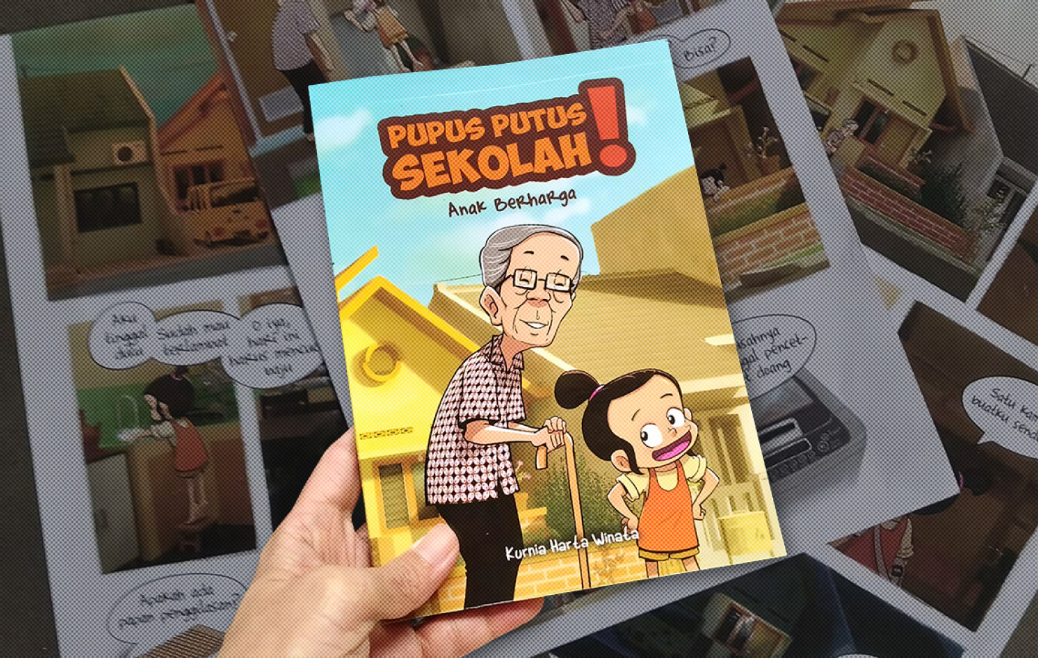PUPUS PUTUS SEKOLAH: KOMIK KARYA ANAK BANGSA PENUH PELAJARAN HIDUP
