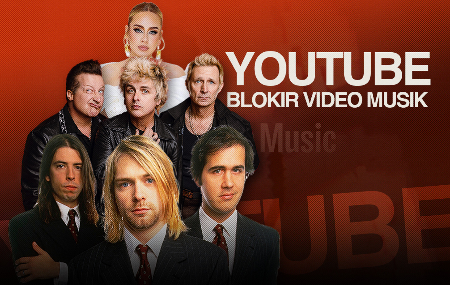 YOUTUBE BLOKIR VIDEO MUSIK ADELE, GREEN DAY, HINGGA BOB DYLAN, KOK BISA?
